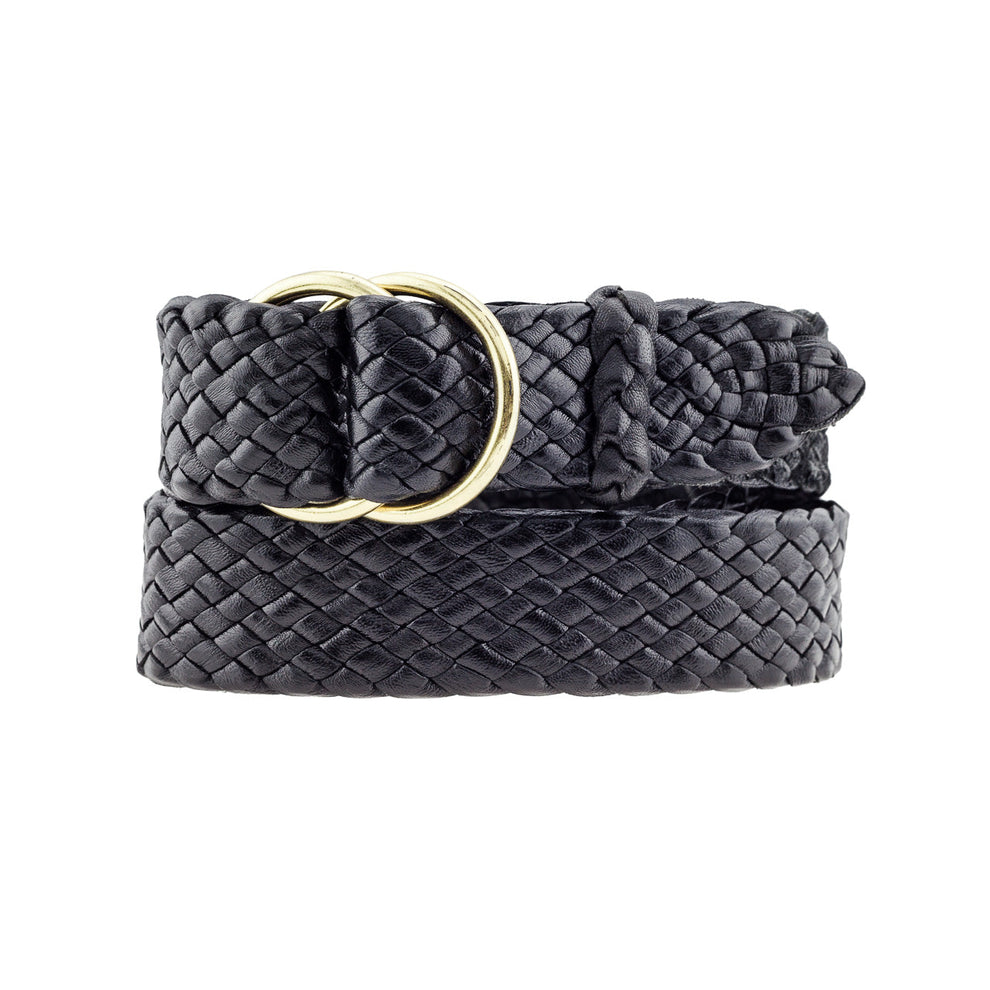 Longreach Kangaroo Plaited Mens Ring Belt - 35mm (1 3⁄8") Wide ...